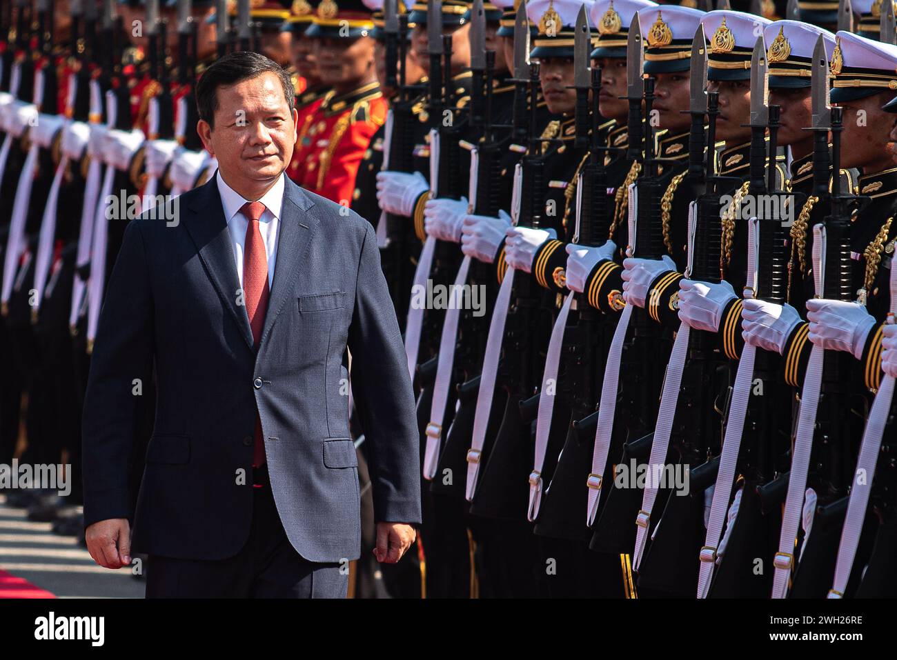 Bangkok, Thailand. 07th Feb, 2024. Cambodia's Prime Minister Hun Manet ...