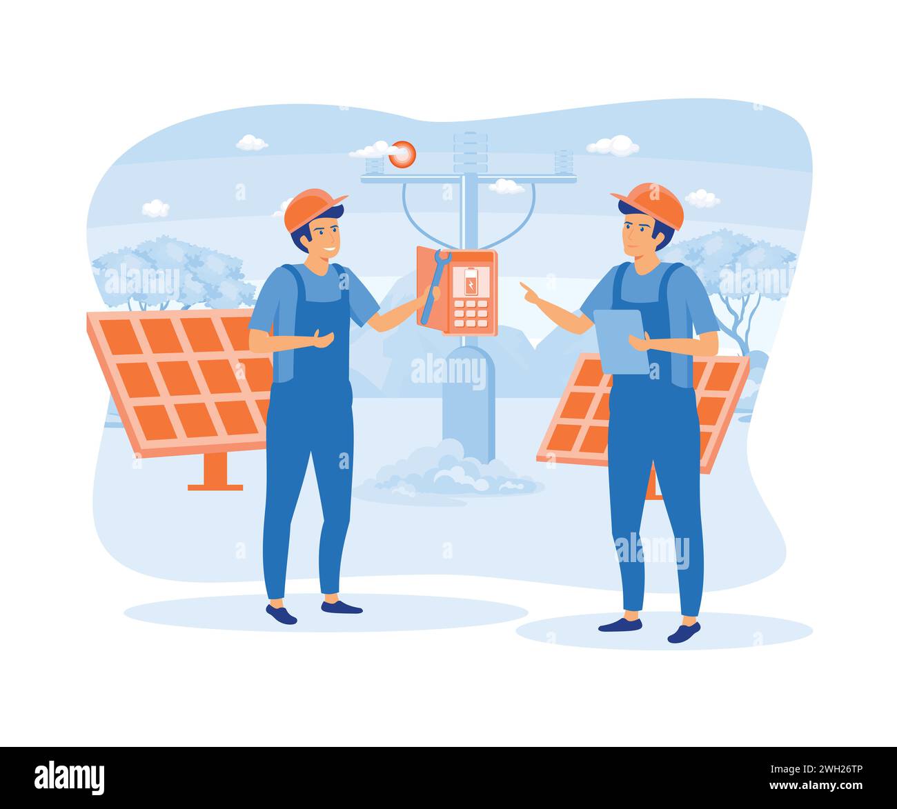 Checking solar Cut Out Stock Images & Pictures - Alamy