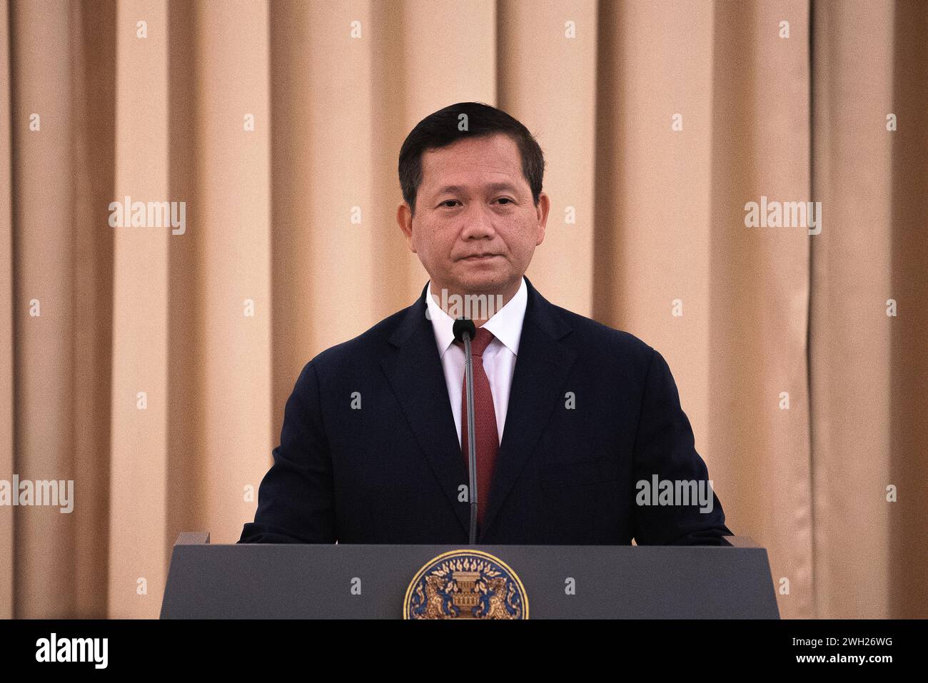 Bangkok, Thailand. 07th Feb, 2024. Cambodia's Prime Minister Hun Manet ...