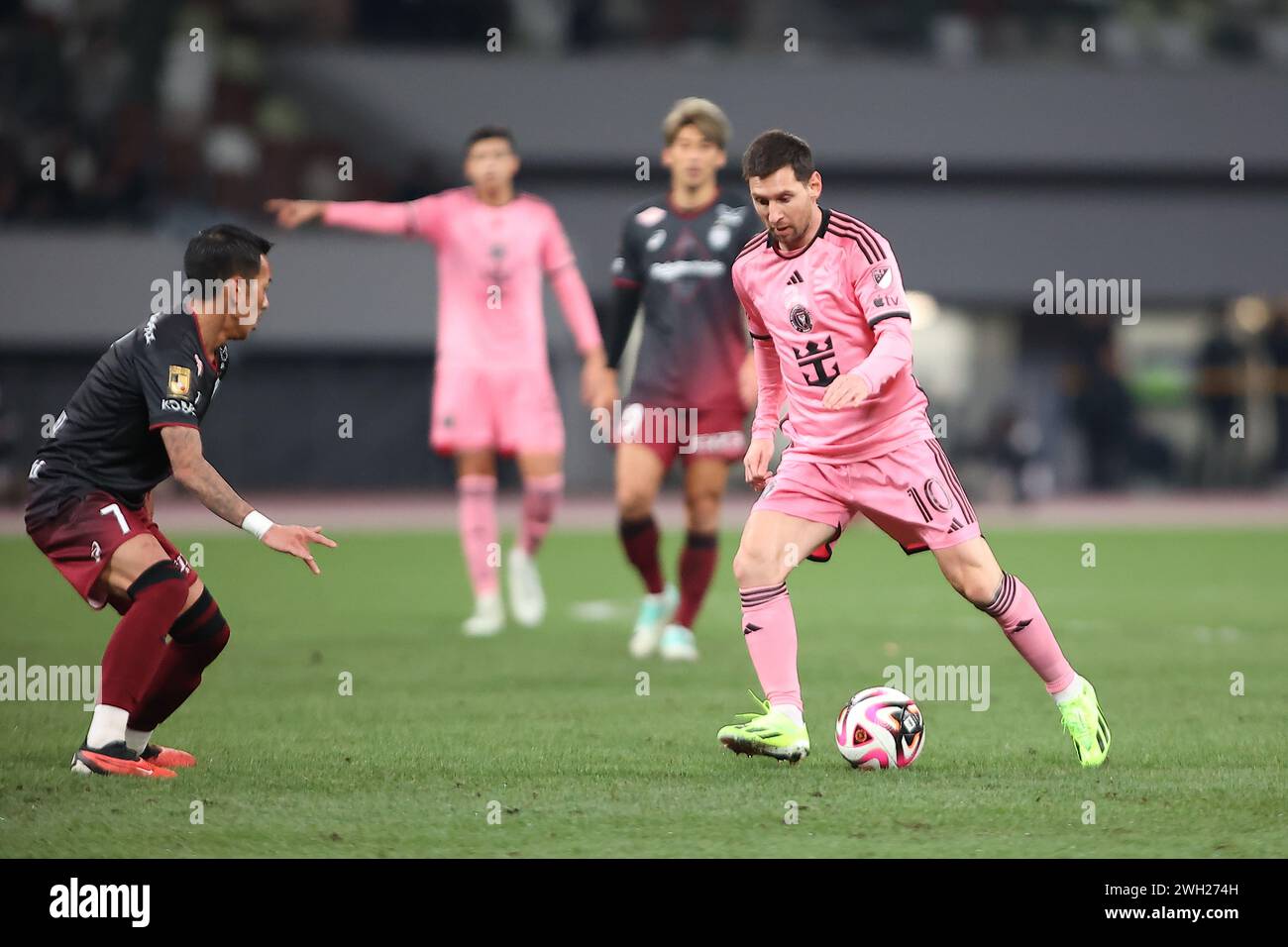 February 7, 2024, Tokyo, Japan: Lionel MESSI (10) in action during a ...