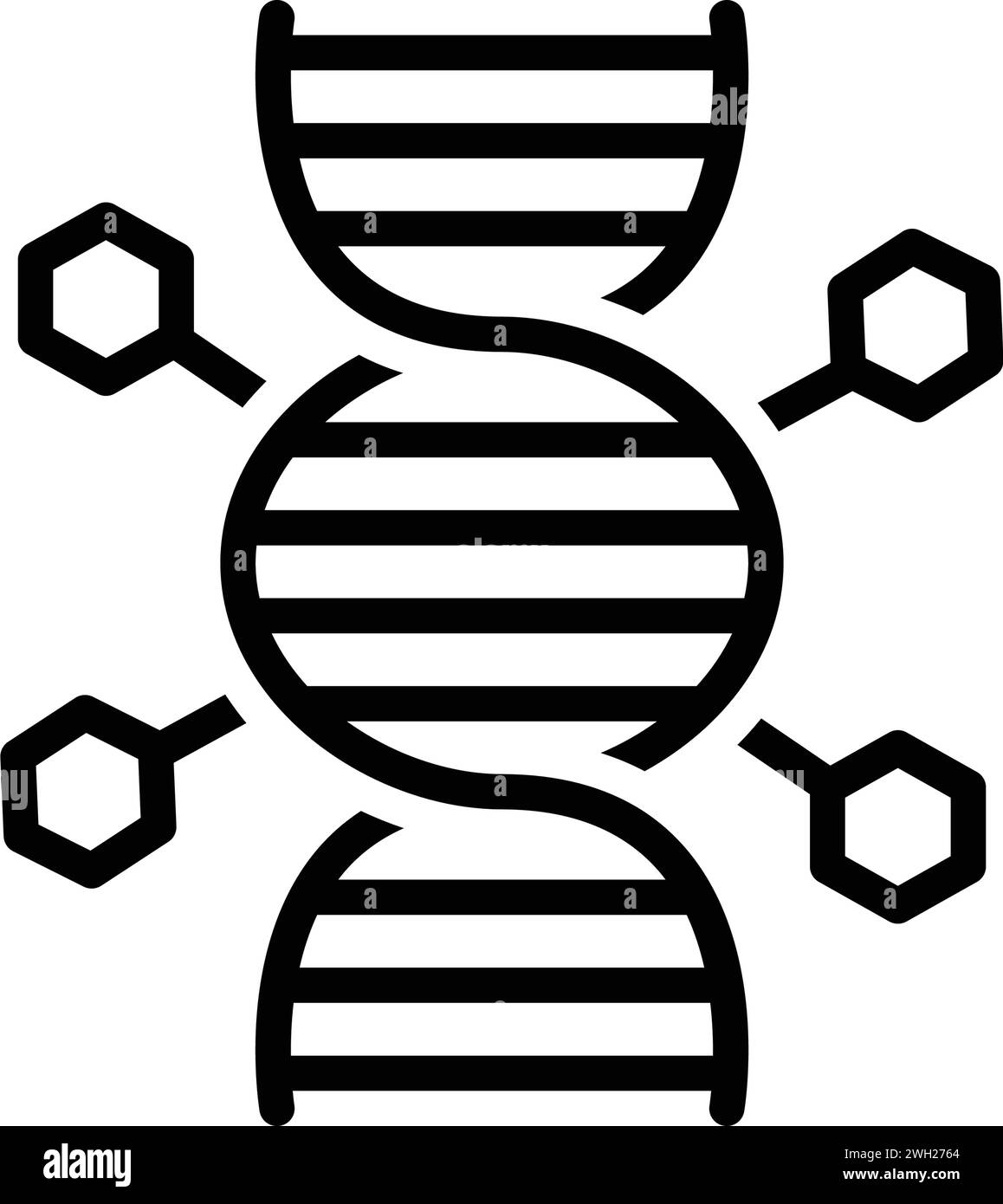 Genes illustration Black and White Stock Photos & Images - Alamy