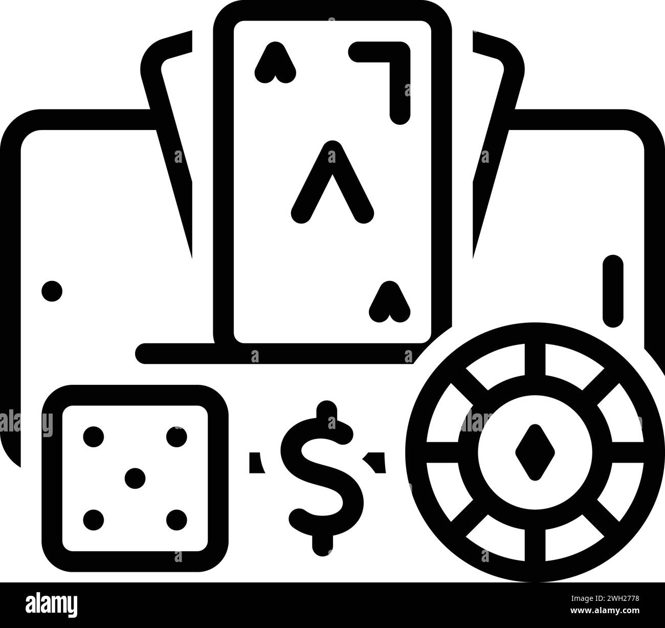 Place bet Stock Vector Images - Alamy