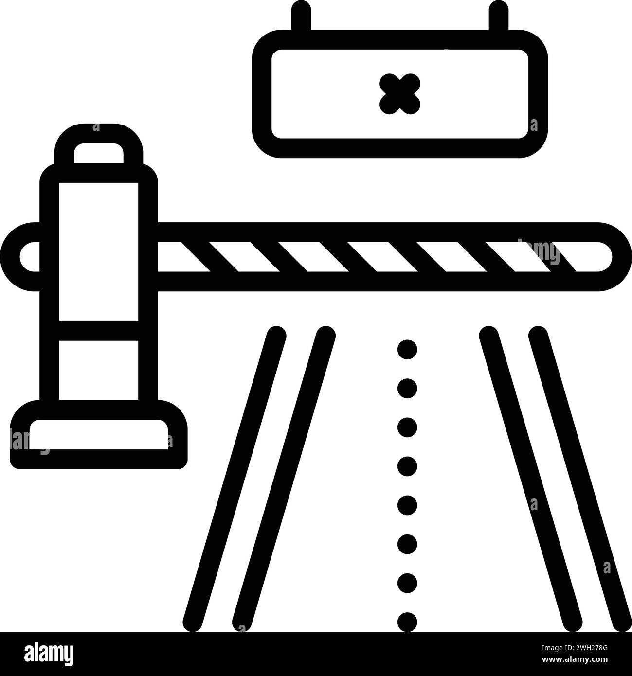 Icon for barrier,fence Stock Vector Image & Art - Alamy