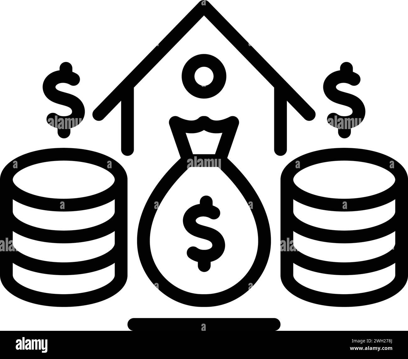 Funds vectors Black and White Stock Photos & Images - Alamy