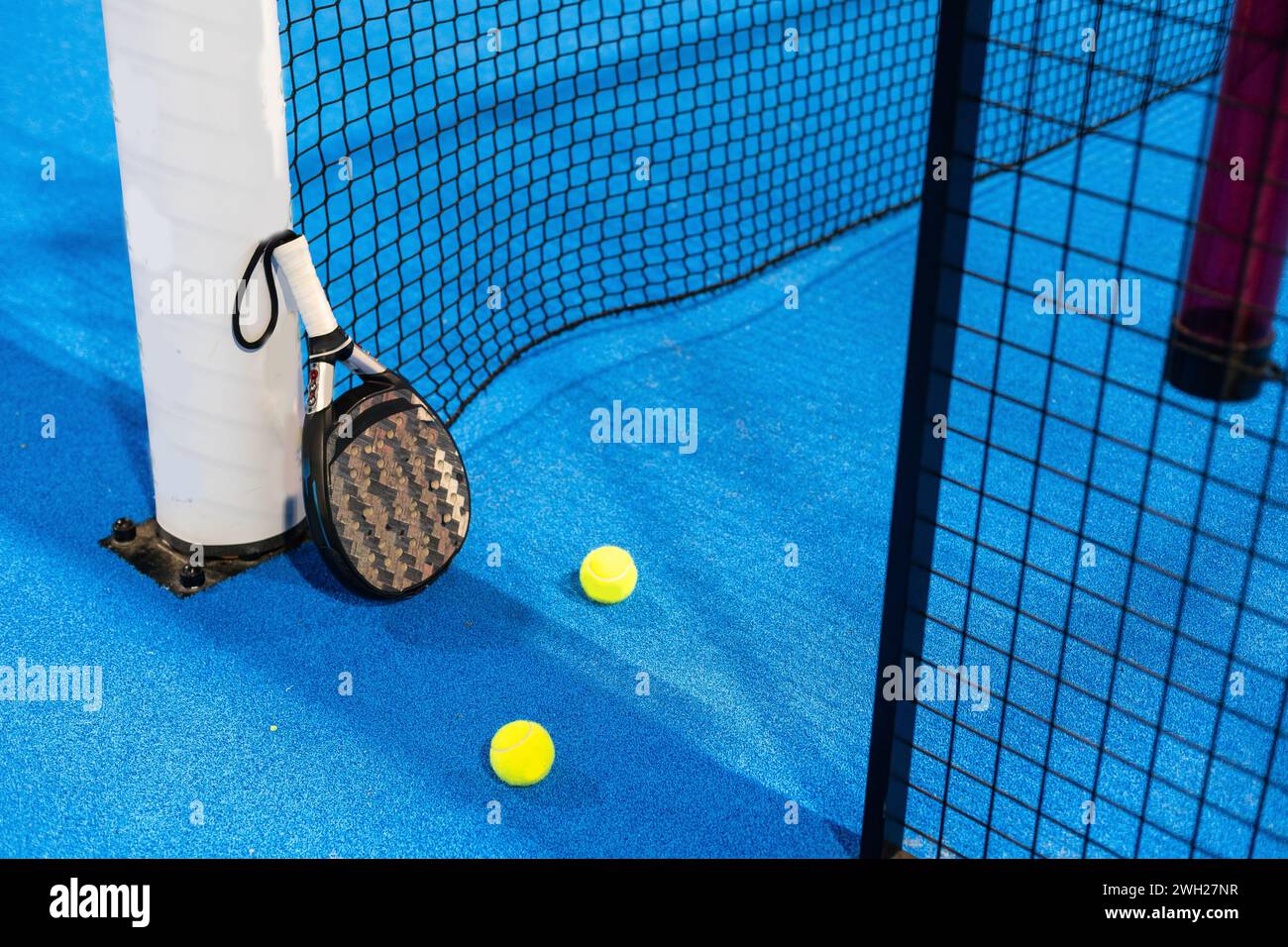 paddle balls and racket. sport Stock Photo - Alamy
