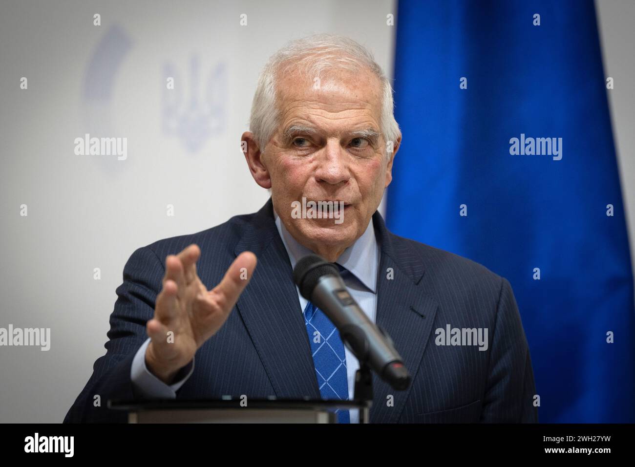 European Union's foreign policy chief Josep Borrell attends a joint ...