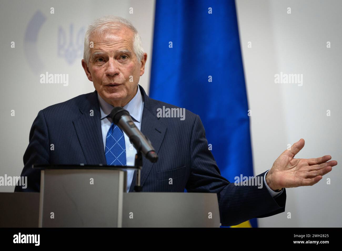 European Union's foreign policy chief Josep Borrell attends a joint ...