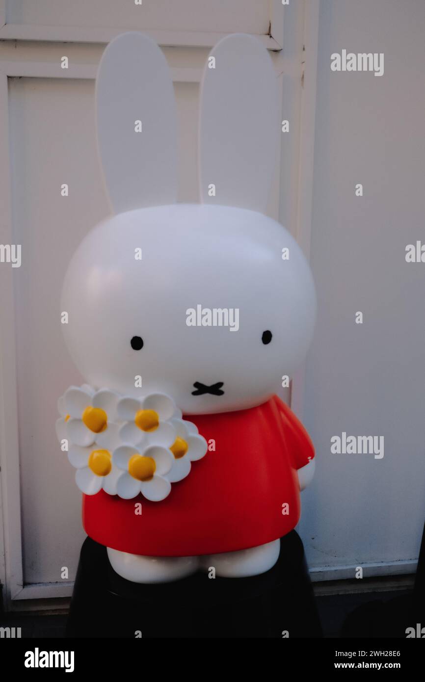 Miffy bunny character statue Stock Photo - Alamy
