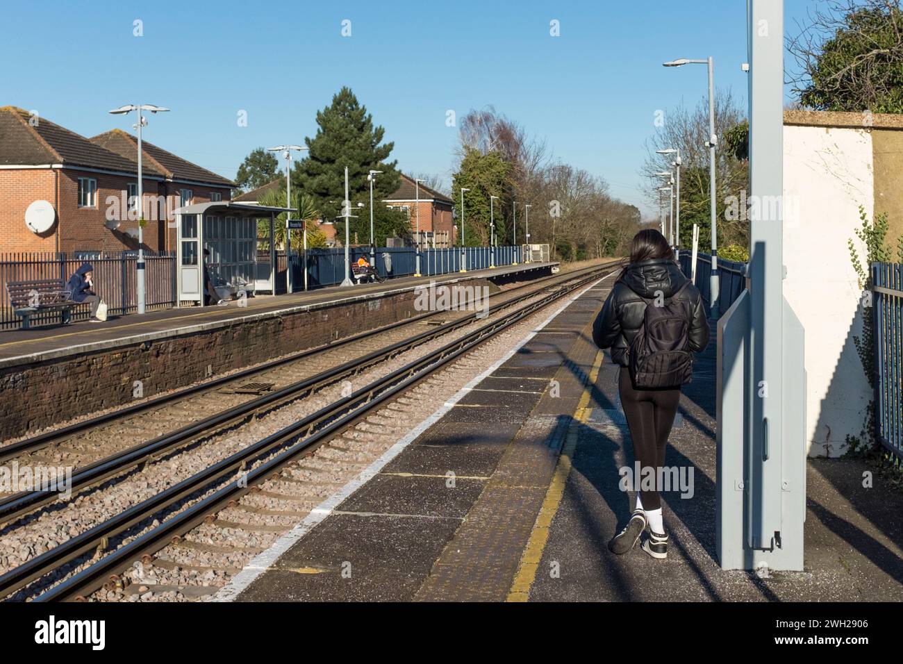 Worcester Park Railway Station, Surrey, UK Stock Photo - Alamy