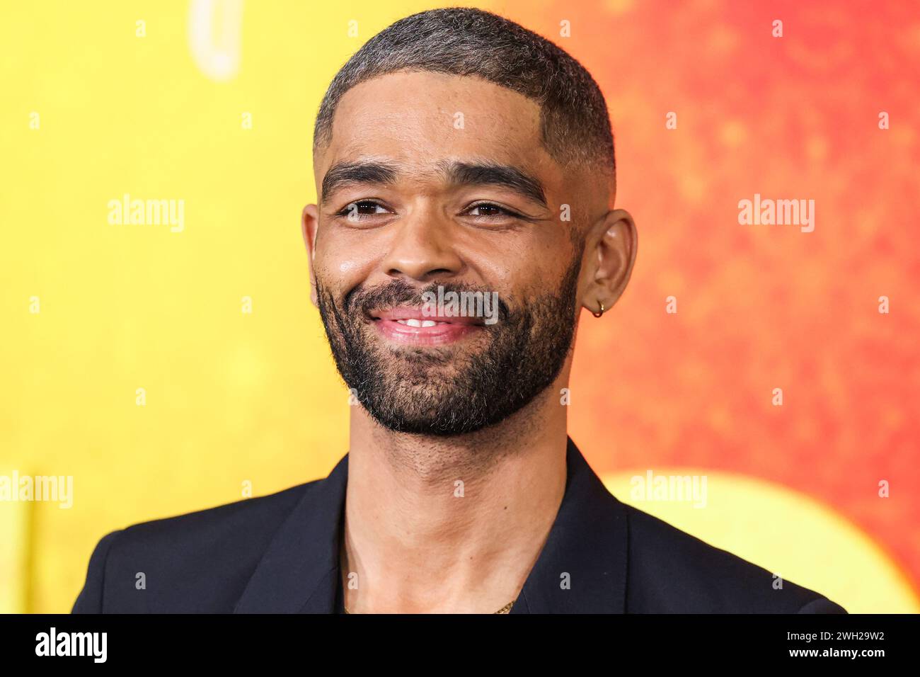 WESTWOOD, LOS ANGELES, CALIFORNIA, USA - FEBRUARY 06: Kingsley Ben-Adir ...