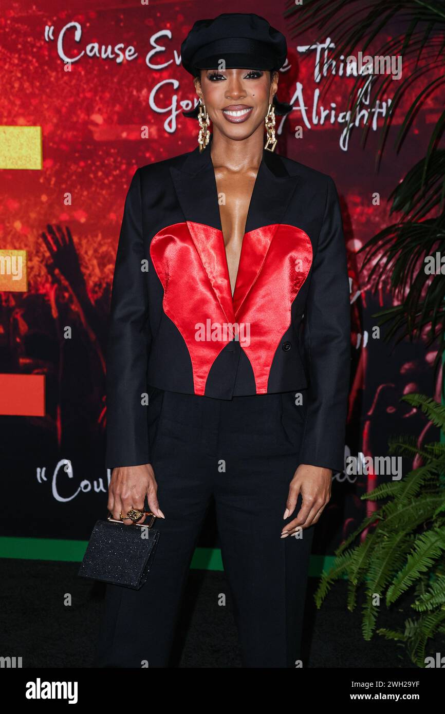 WESTWOOD, LOS ANGELES, CALIFORNIA, USA - FEBRUARY 06: Kelly Rowland ...