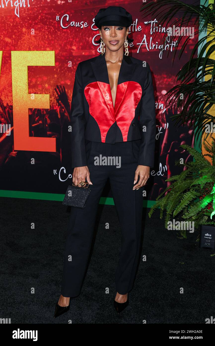 WESTWOOD, LOS ANGELES, CALIFORNIA, USA - FEBRUARY 06: Kelly Rowland ...