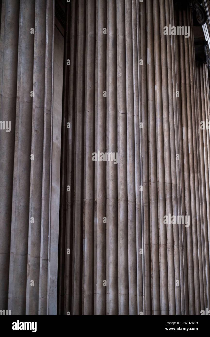neoclassical Greek Revival Columns of the British Museum, London, UK ...