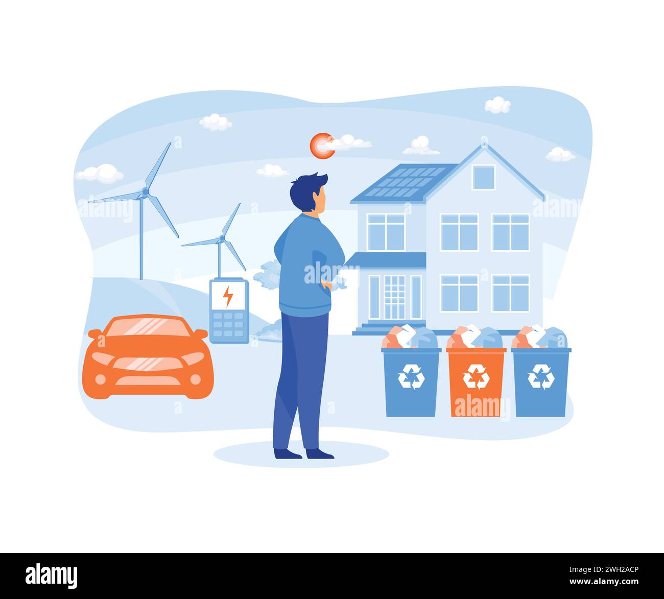 Renewable energy greenpeace Stock Vector Images - Alamy