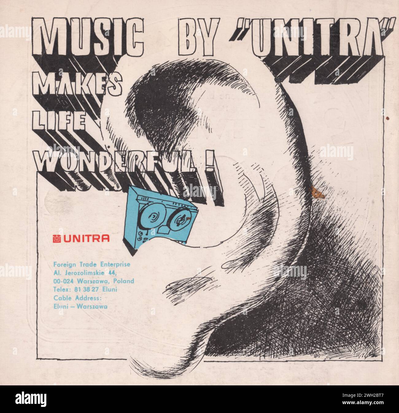 UNITRA old Polish magazine advertisement Stara reklama UNITRA reklama ...