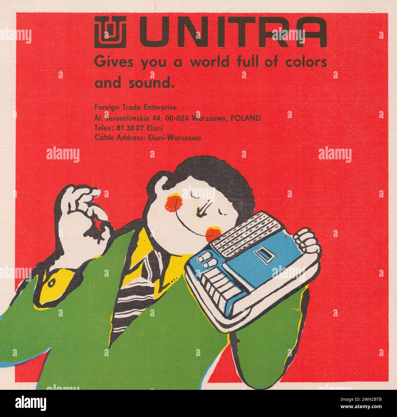 Tv unitra hi-res stock photography and images - Alamy