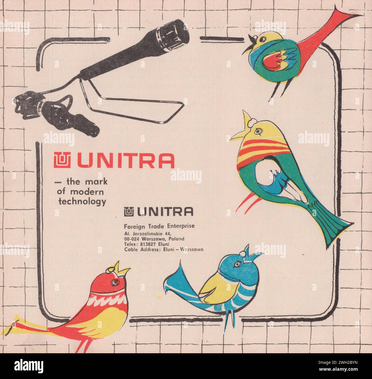 UNITRA old Polish magazine advertisement Stara reklama UNITRA reklama ...