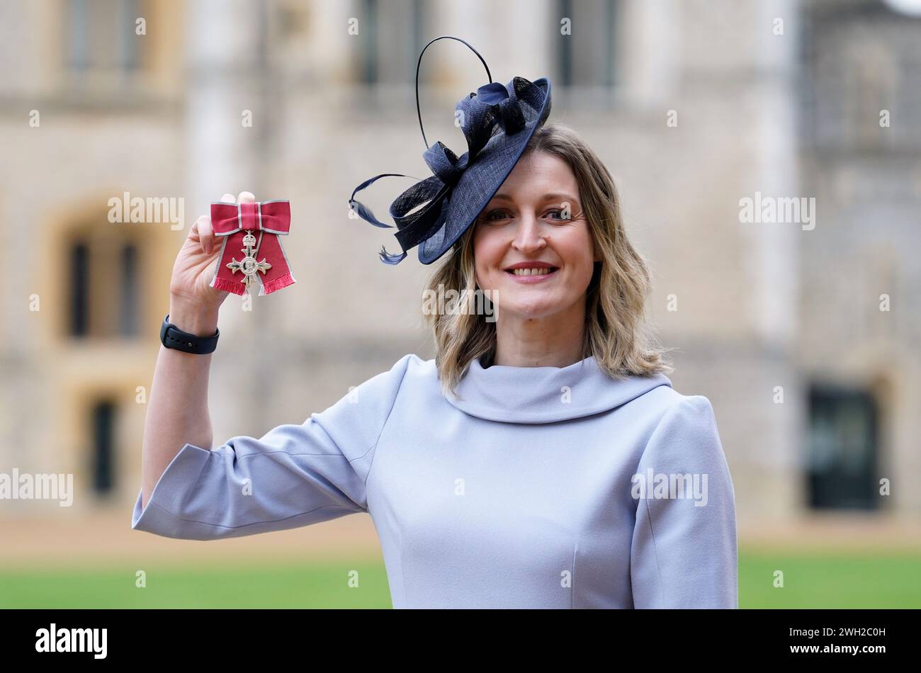Mrs Ellen Convery (Ellen White), from Glossop after being made a Member ...