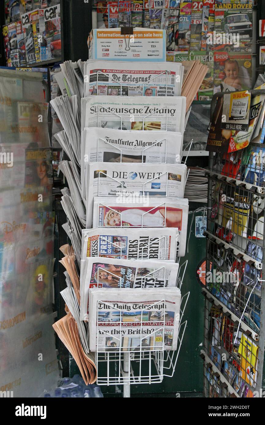 daily newspaper, spain, Spanish Saarbrücken, Samstag (29.02.2008) Foto ...