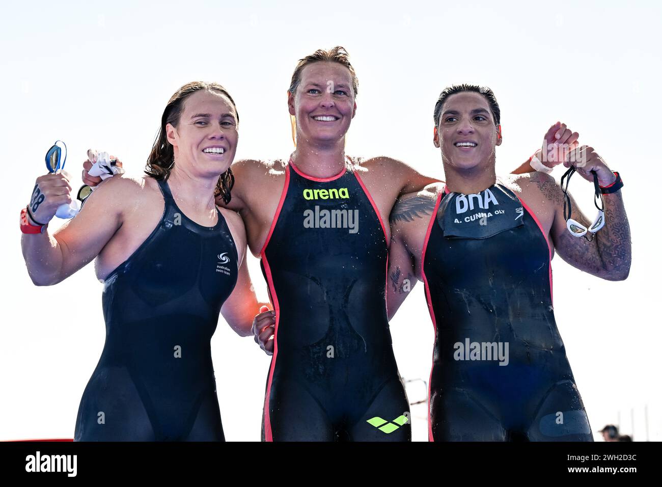 Doha, Qatar. 07th Feb, 2024. Chelsea Gubecka of Australia, silver ...