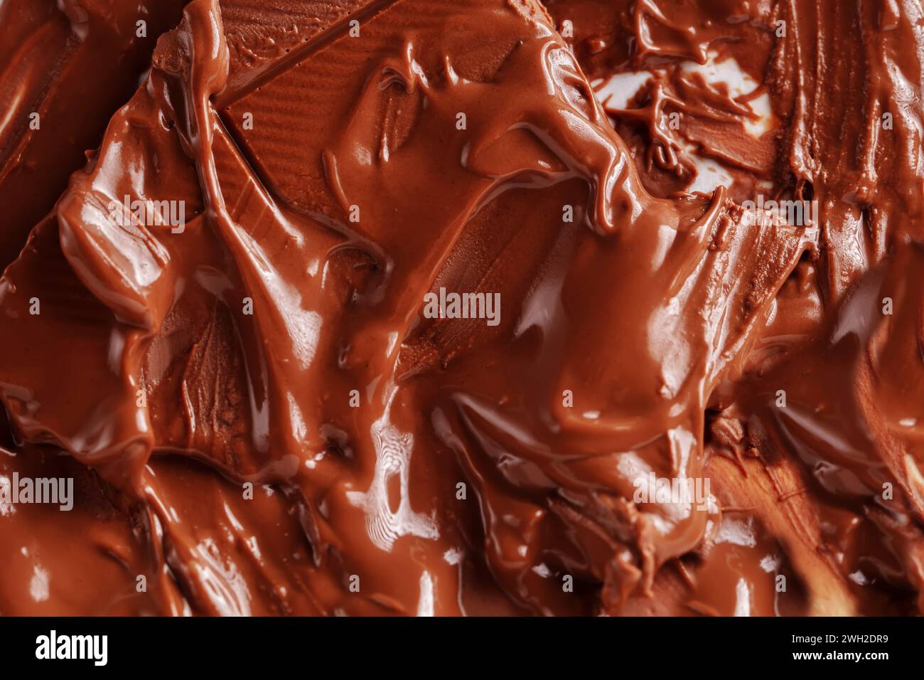 Sweet melted chocolate background. Mass of chocolate Stock Photo - Alamy