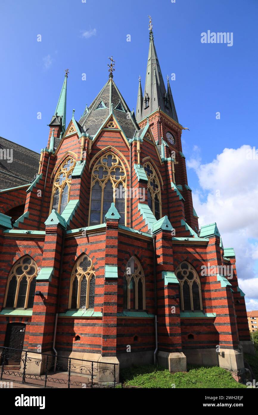 Gothenburg city in Sweden. Olivedal district landmark - Oscar Fredriks ...