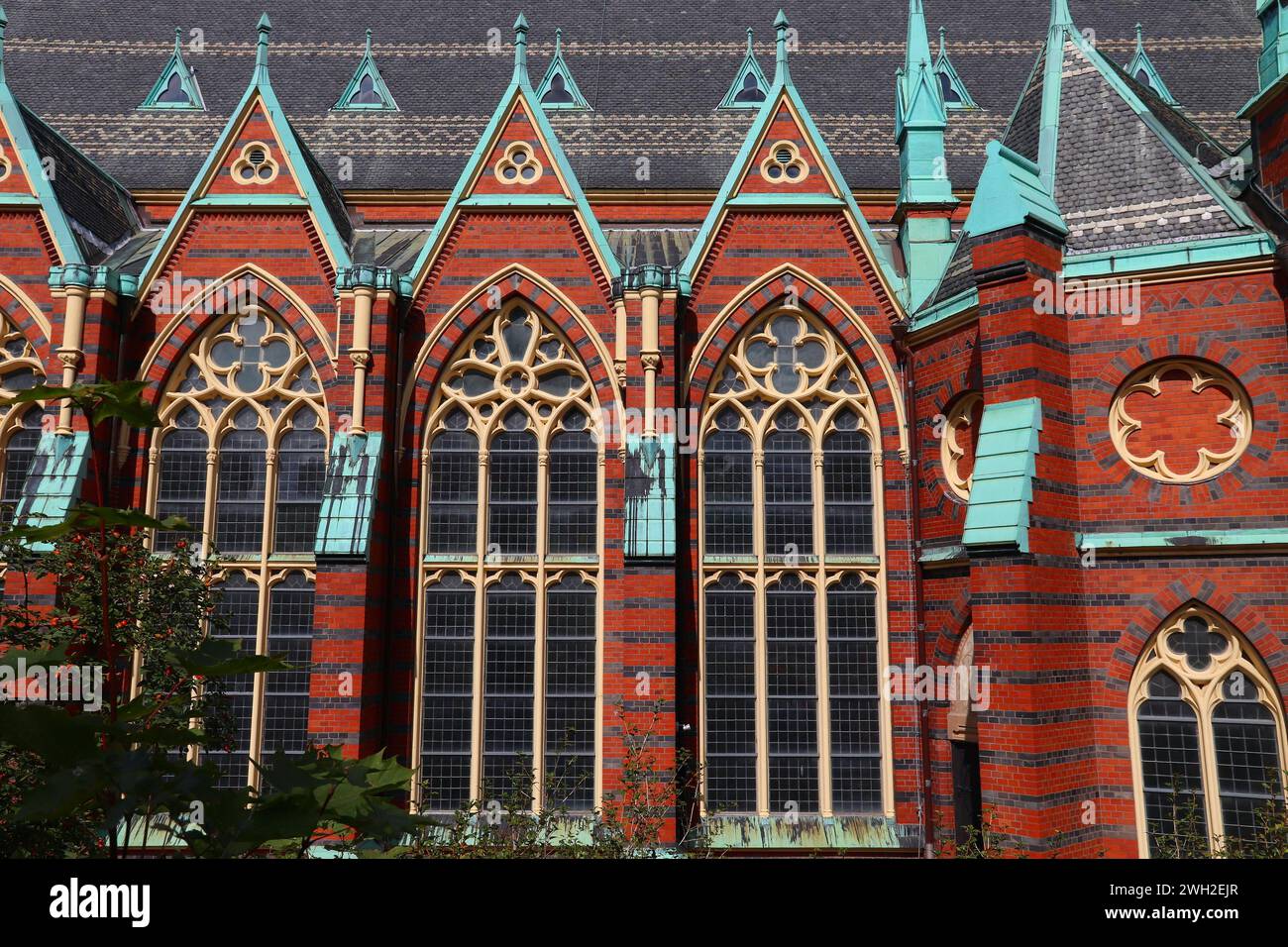 Gothenburg city in Sweden. Olivedal district landmark - Oscar Fredriks ...