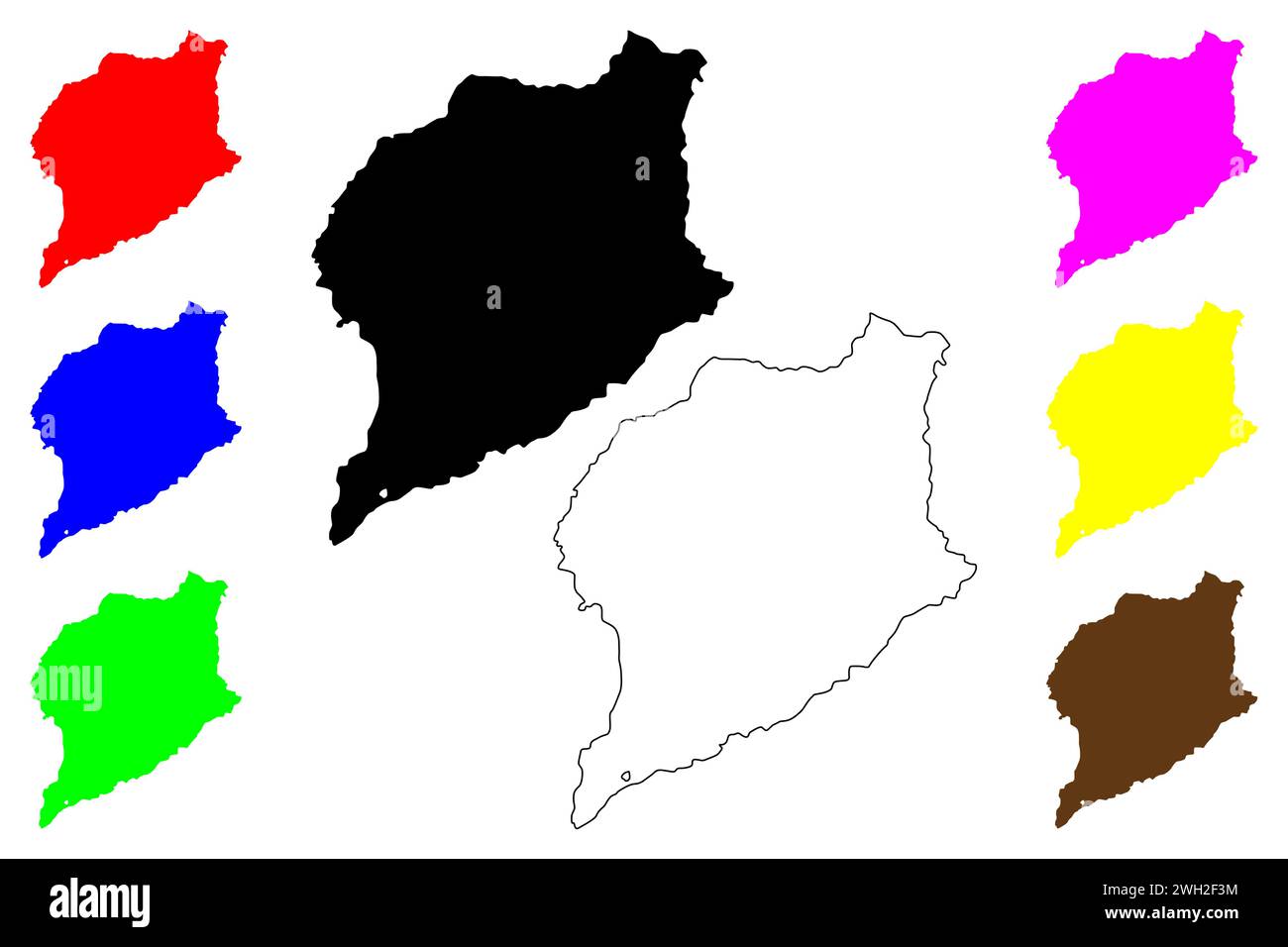 Liaocheng city (People's Republic of China, PRC) map vector ...