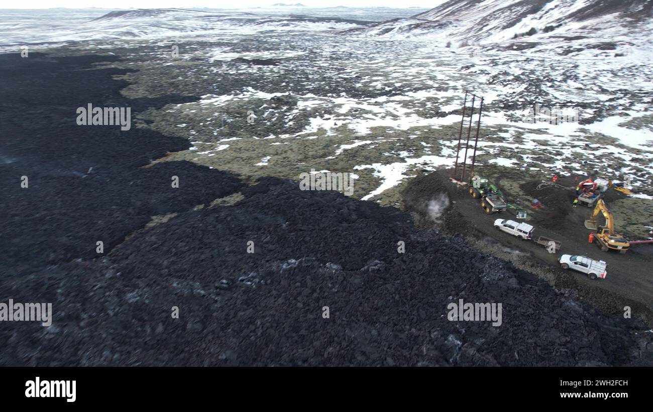 Iceland volcano eruption 2024 hi-res stock photography and images - Alamy