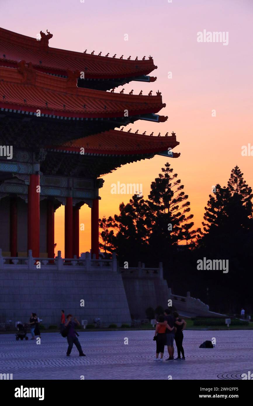 TAIPEI, TAIWAN - DECEMBER 3, 2018: People visit National Theater of ...