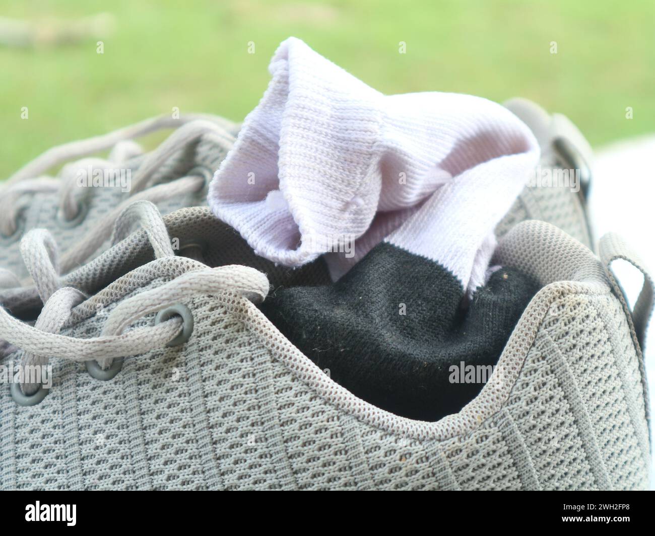 White socks and shoes hi-res stock photography and images - Alamy