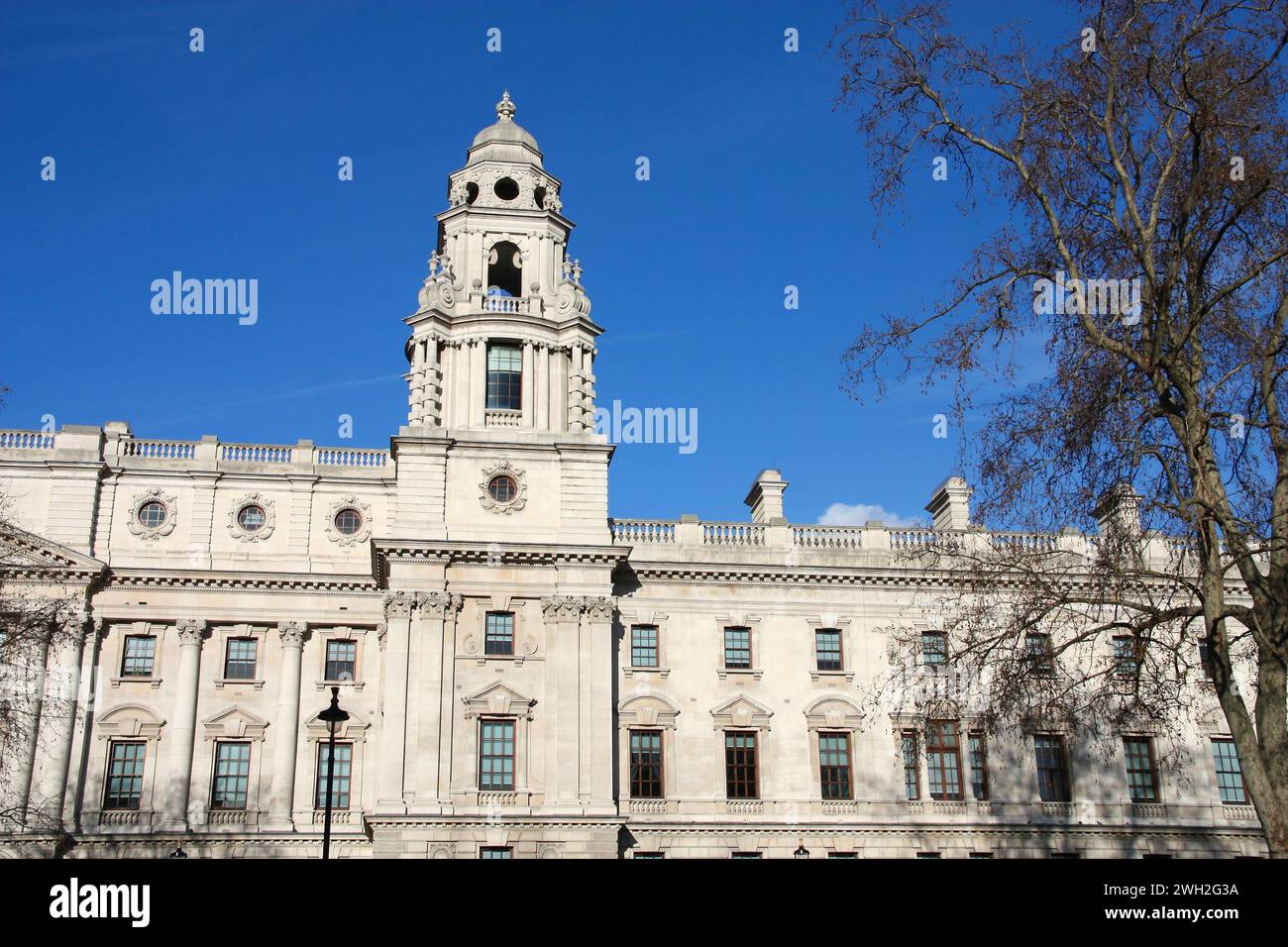 His Majesty's Treasury building in London, UK. Also known as HM ...