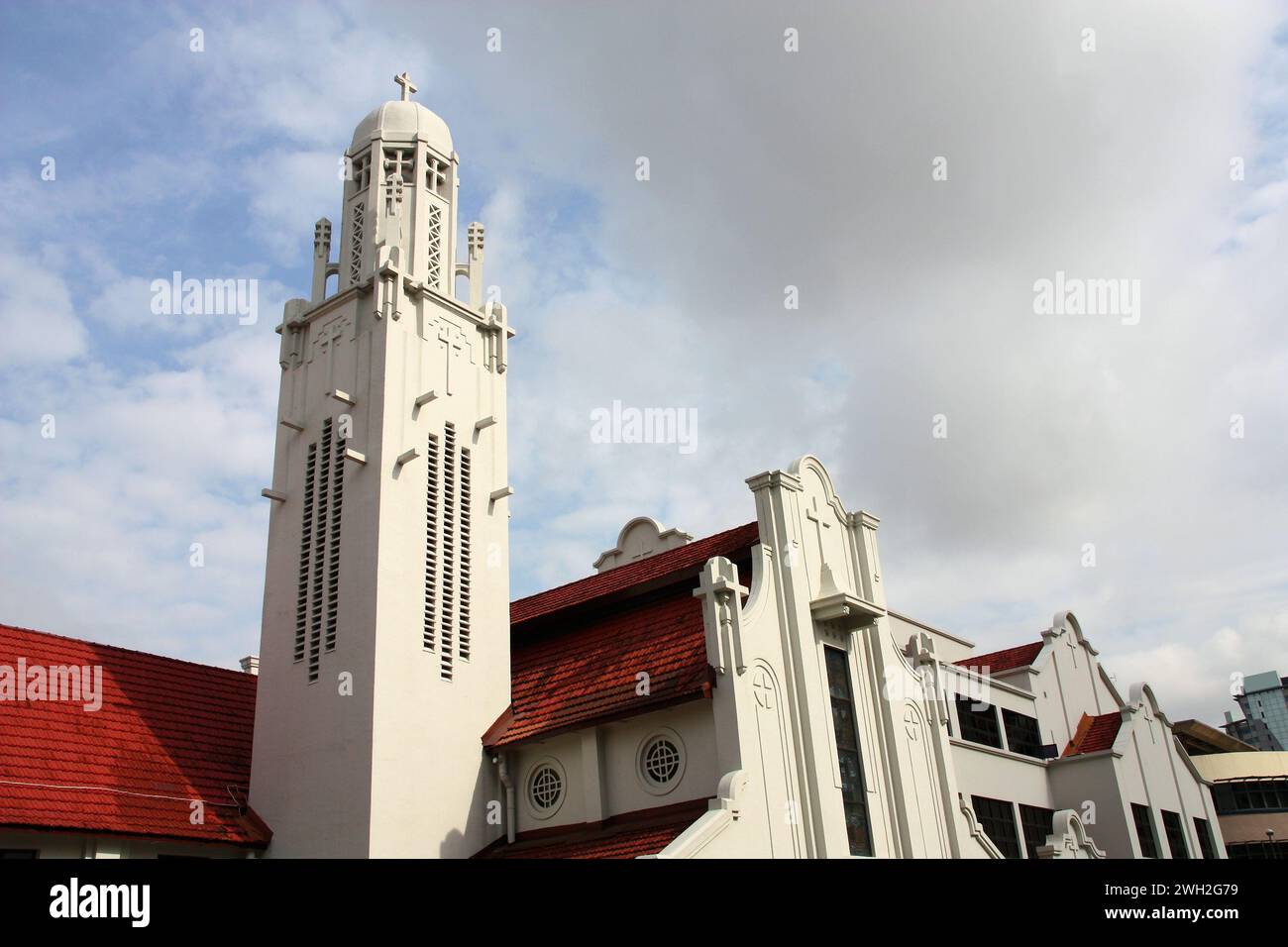 Kampong Kapor Methodist Church in Little India, Singapore City Stock ...