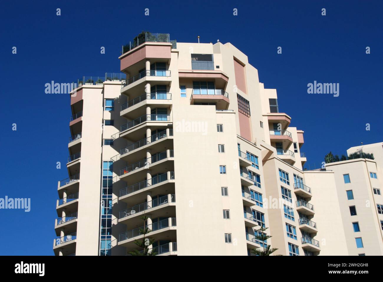GOLD COAST, AUSTRALIA - MARCH 25, 2008: Apartment buildings in Gold ...