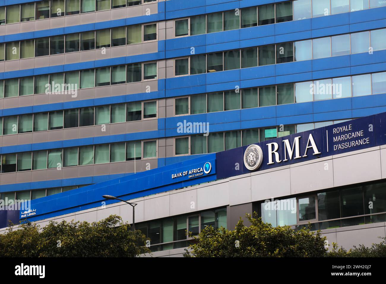 CASABLANCA, MOROCCO - FEBRUARY 22, 2022: RMA (Royale Marocaine d ...