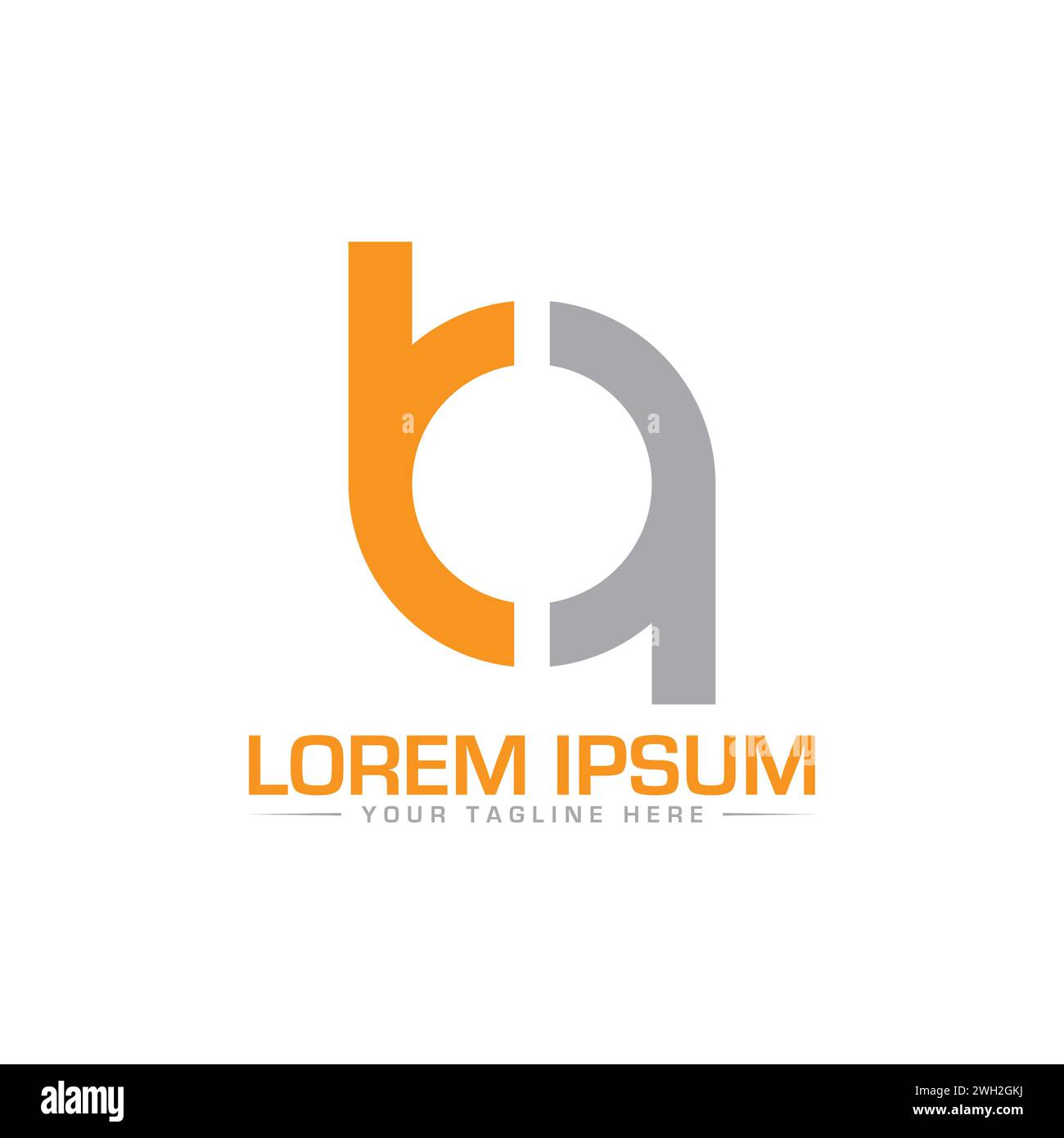 BA Letter Logo Design. Creative BA Logo Design Stock Vector Image & Art ...