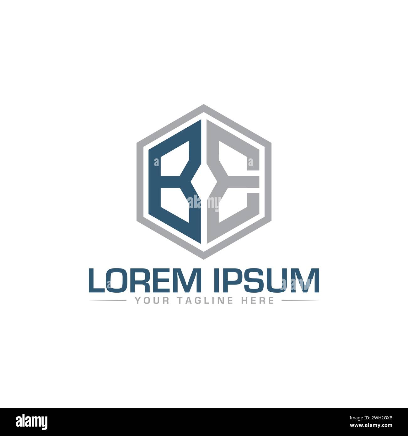 BE Letter Logo Design. Creative and Modern BE Logo Design Stock Vector ...