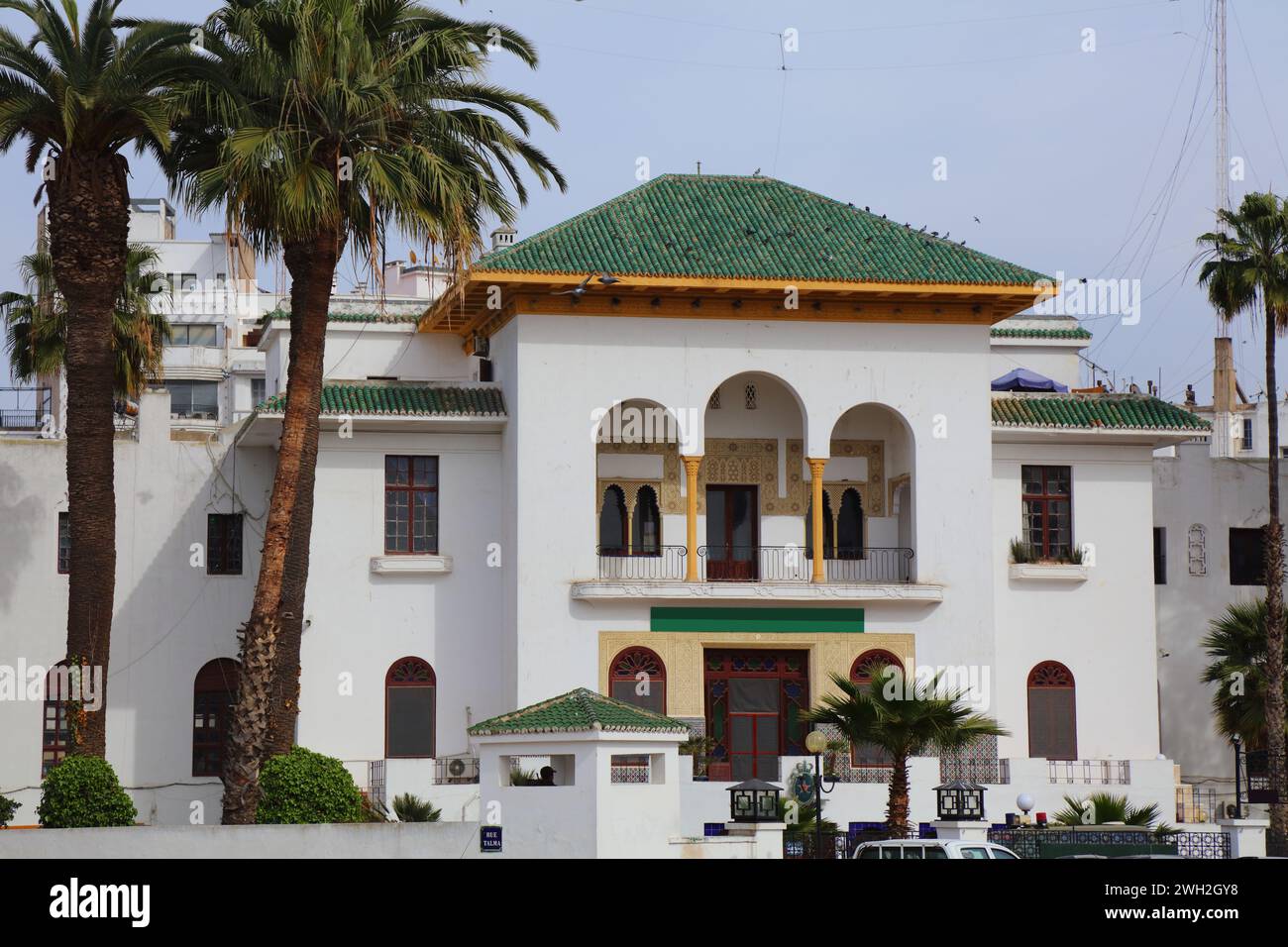 Architecture of Mohammed V Square in downtown Casablanca city, Morocco ...