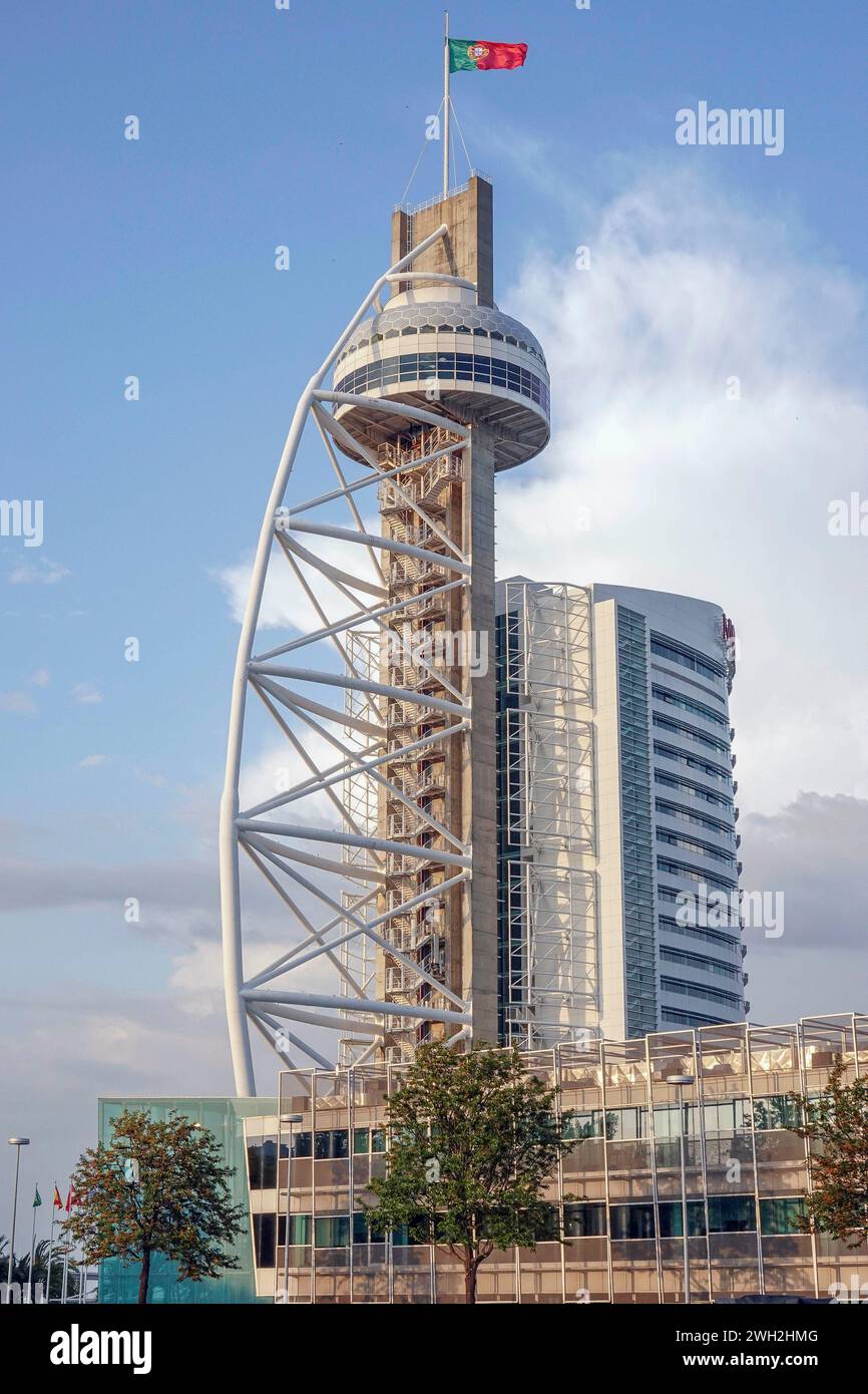 Portugal, Lisbon, Parque das Nacoes - Park of Nations - the Vasco da ...