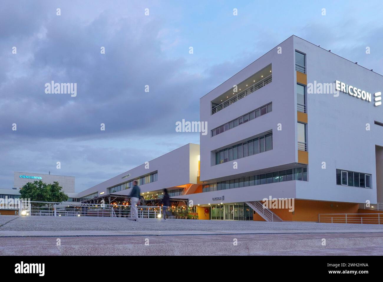 Portugal, Lisbon, Parque das Nacoes - Park of Nations - industrial area ...