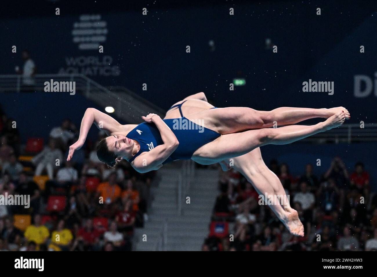Doha. 7th Feb, 2024. Scarlett Mew Jensen(front)/Yasmin Happer of ...