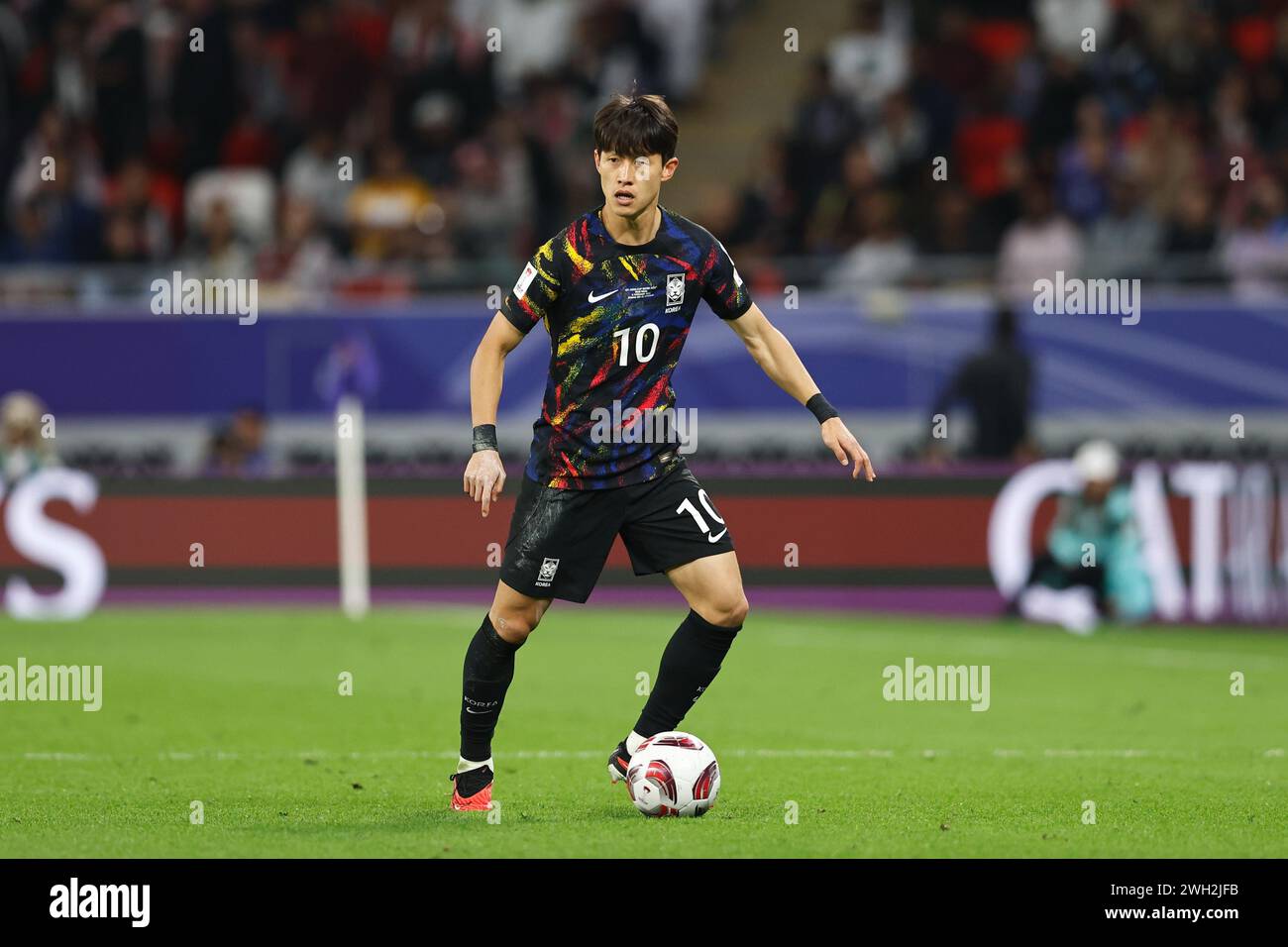 Al Rayyan, Qatar. 6th Feb, 2024. Lee Jae-sung (KOR) Football/Soccer : "AFC Asian Cup Qatar 2023 ...