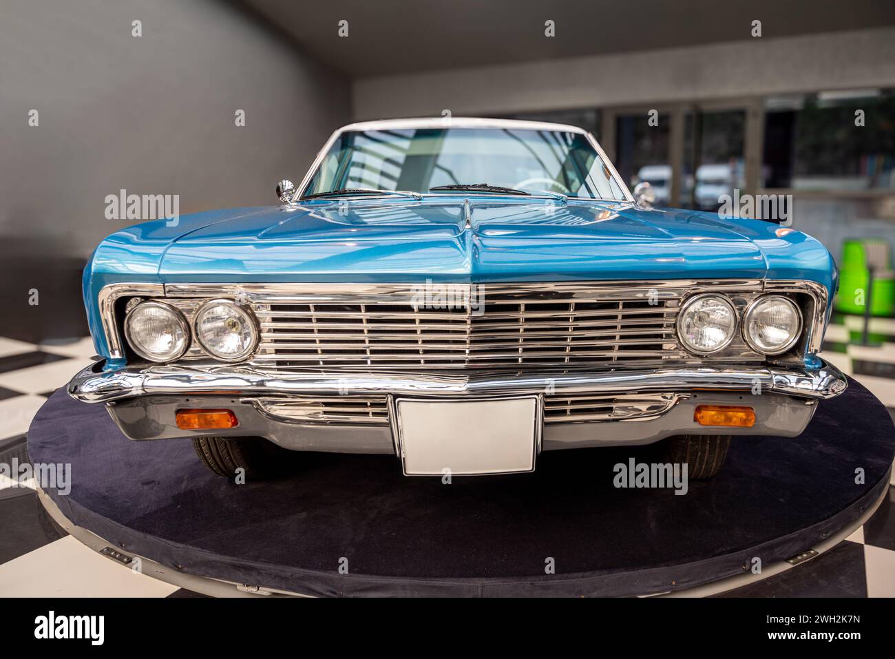 Antalya, Turkey - February 1, 2024: 1966 Chevrolet Impala on display at ...