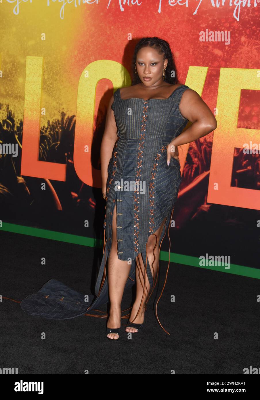 Los Angeles, California, USA 6th February 2024 Zuri Marley attends ...