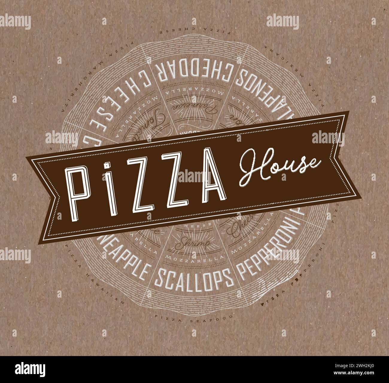 Slice pizza featuring various Stock Vector Images - Alamy
