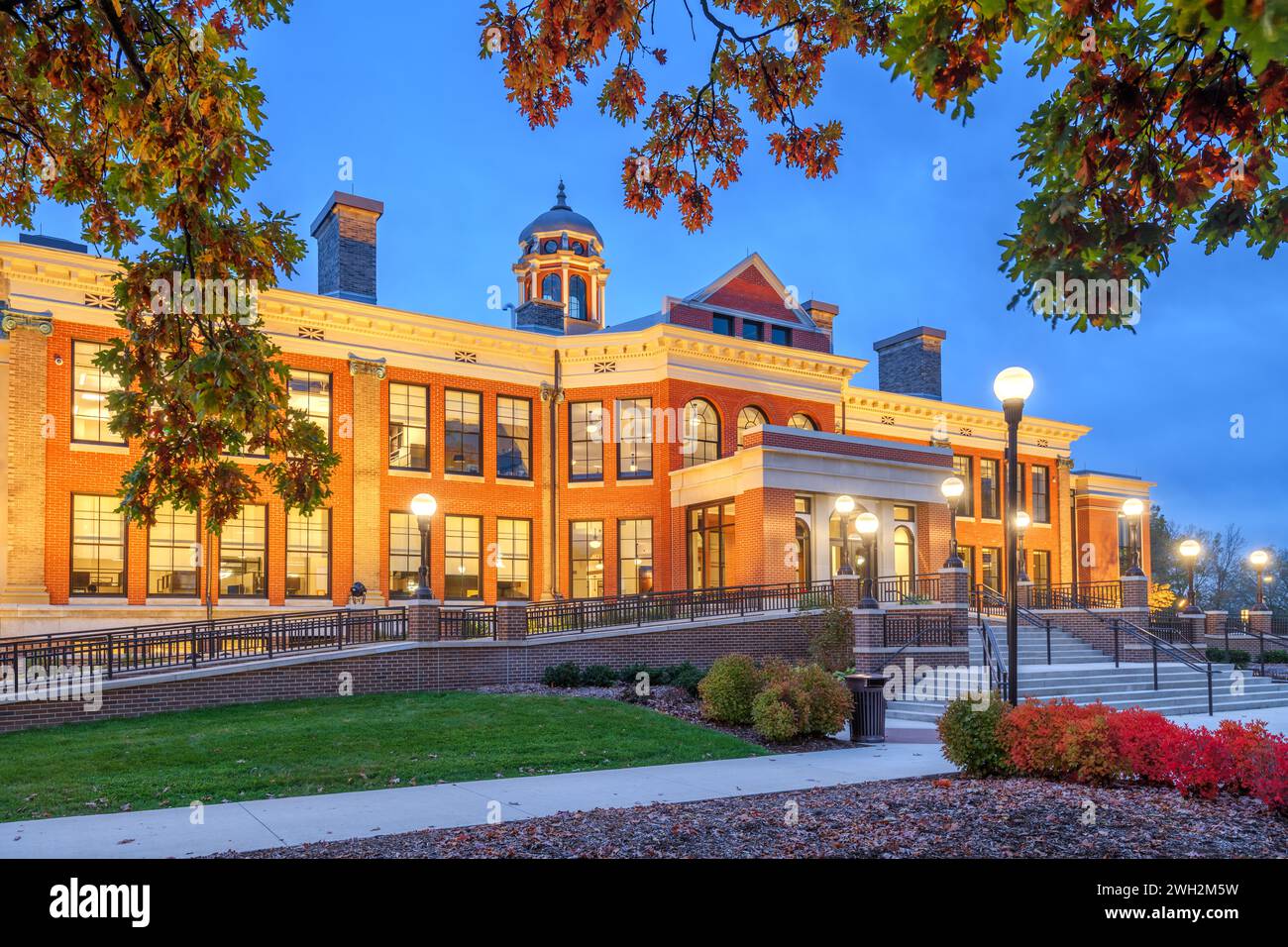 Kalamazoo, Michigan, USA at historic East Campus on Western Michigan ...