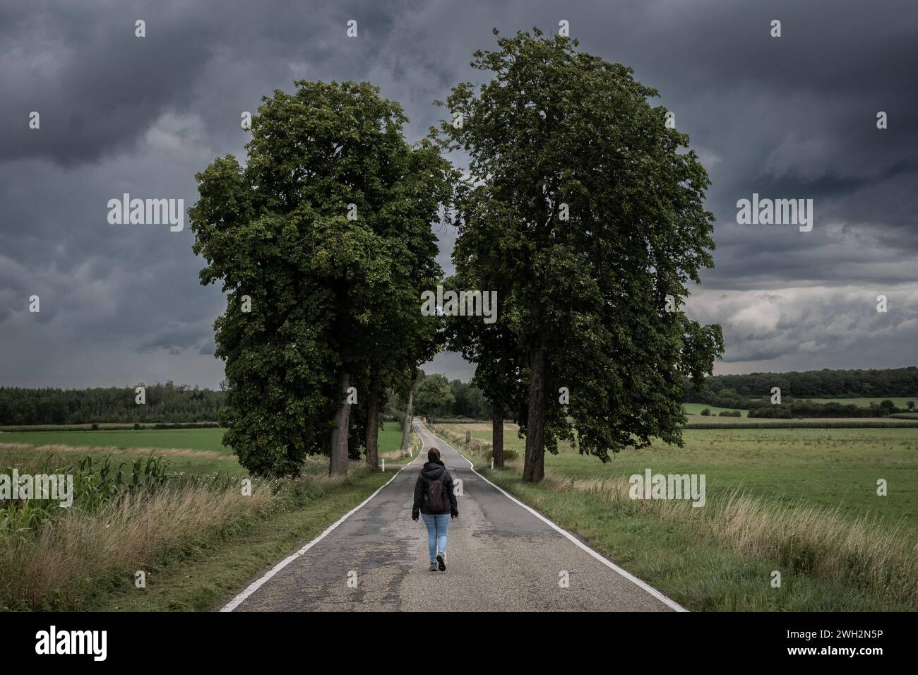 Rural countryside farming area hi-res stock photography and images - Alamy