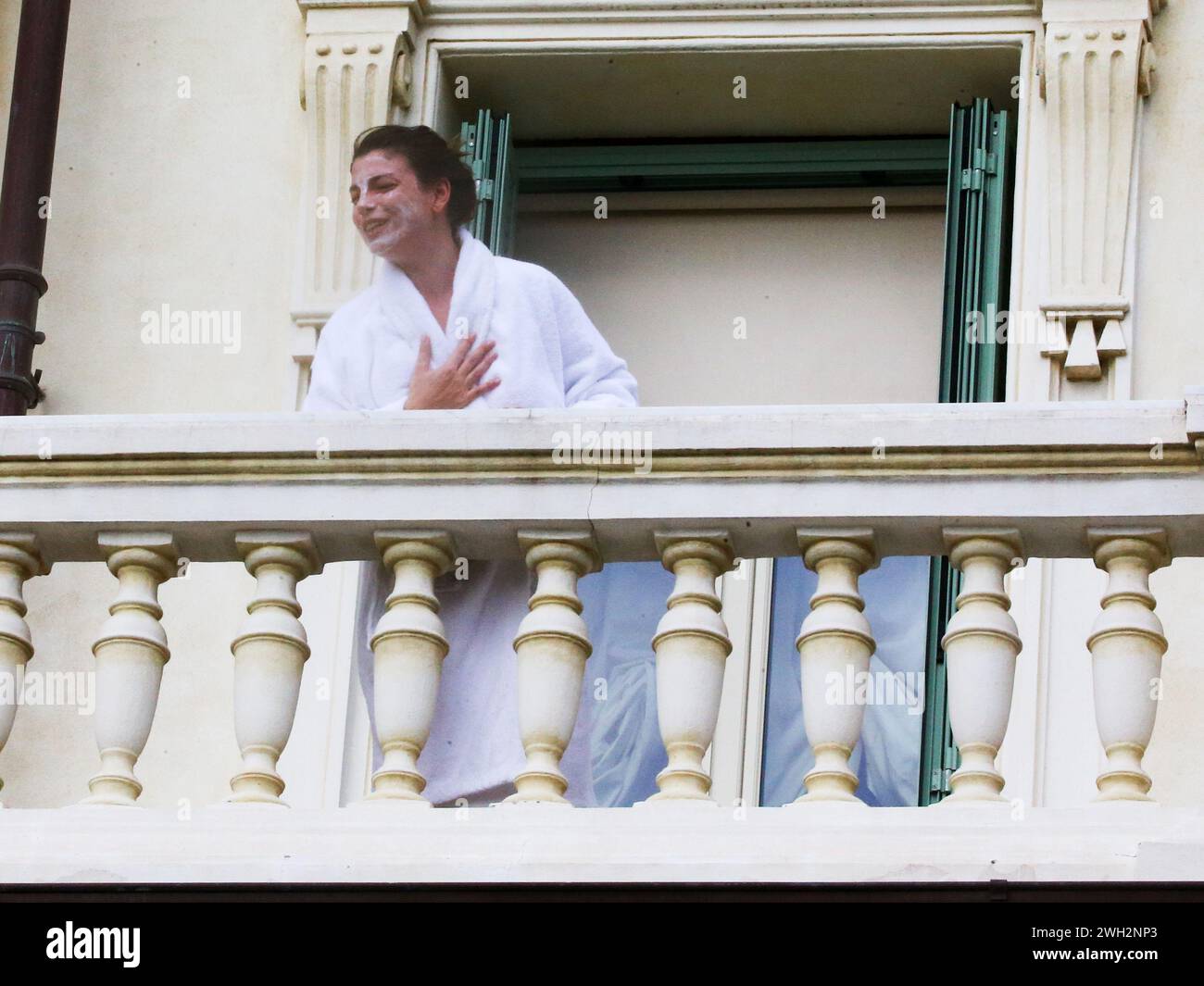 Sanremo, . 07th Feb, 2024. Sanremo, 74th Italian Song Festival, People ...