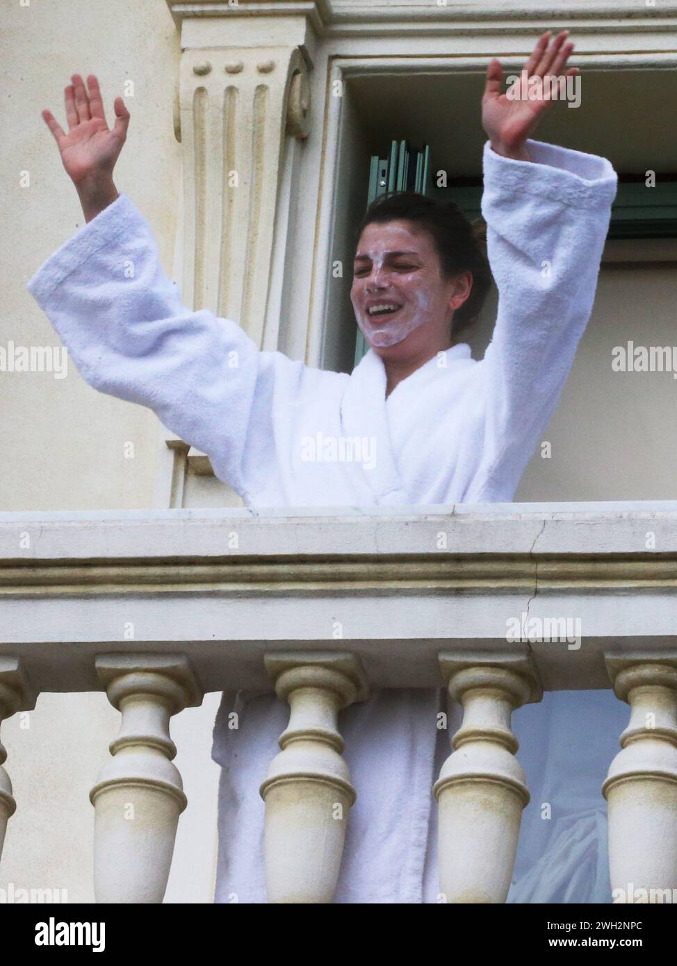 Sanremo, . 07th Feb, 2024. Sanremo, 74th Italian Song Festival, People ...