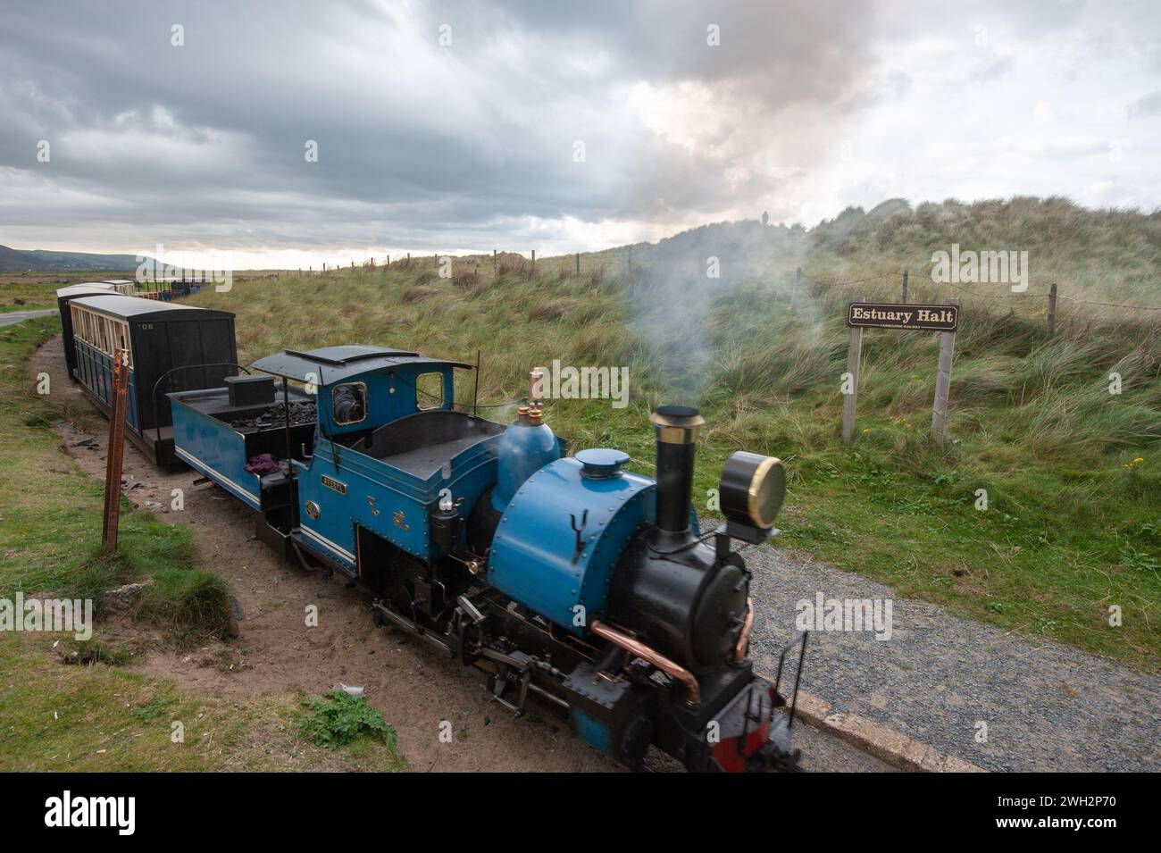 Fairbourne Railway, Rheilffordd y Friog, narrow gauge miniature railway ...